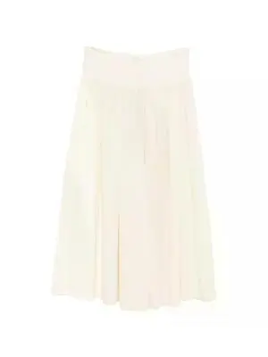 THE ROW Berenice Pleated Trousers - Neutrals