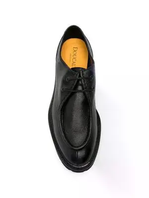 DOUCAL'S Grained Leather Derby Shoes