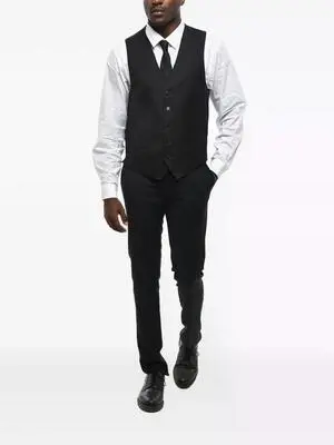 Corneliani V-neck Welt-pocket Waistcoat