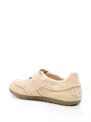 UGG Suede Mary Jane Ballet Flats With Touch-strap Fastening - Neutrals