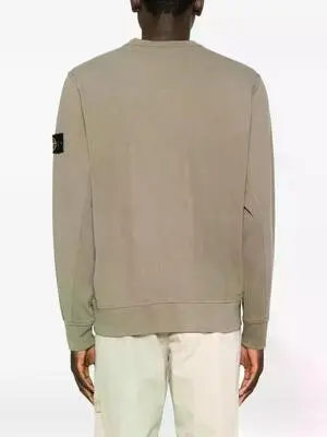 Stone Island Logo-patch Sweatshirt - Green