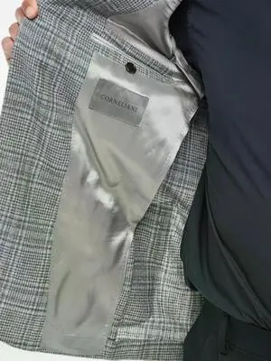 Corneliani Checked Single-breasted Blazer