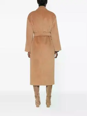 Max Mara Belted Notch-lapel Wool Coat