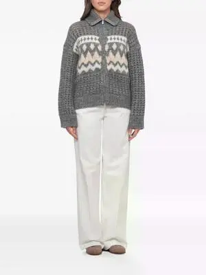 Peserico Sequin-embellished Perforated Sweater