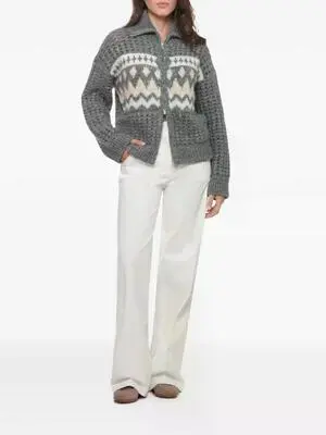 Peserico Sequin-embellished Perforated Sweater