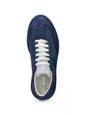 Furla Hype Logo-embroidered Suede Sneakers