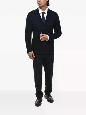 Corneliani Textured Double-breasted Blazer