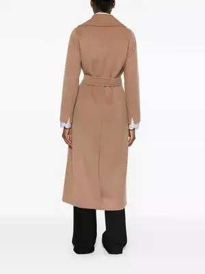 Max Mara Belted Notch-lapel Coat - Brown