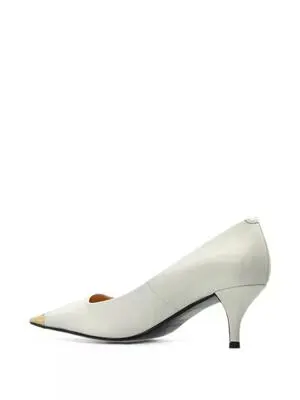 Furla Metal-toe Leather Pumps