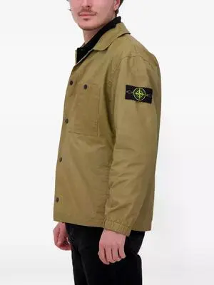 Stone Island 1200018 Double-coated Cotton Ripstop Overshirt