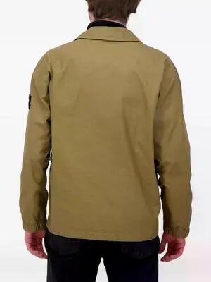 Stone Island 1200018 Double-coated Cotton Ripstop Overshirt