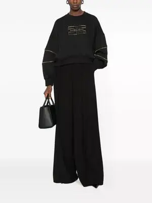 Elisabetta Franchi Logo Detail Sweatshirt