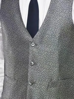 Corneliani Patterned Silk Waistcoat