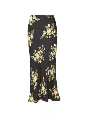 Veronica Beard Clover Floral Maxi Skirt