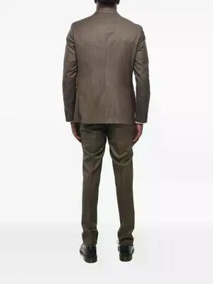 Corneliani Virgin Wool Jacquard Suit