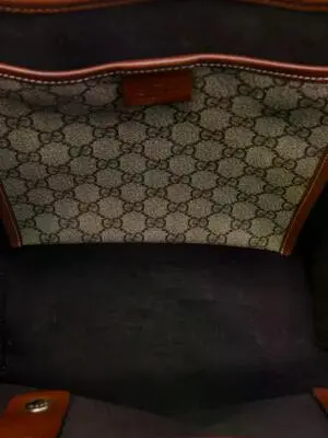 Gucci 2016-2026 Gg Supreme Web Tote Bag