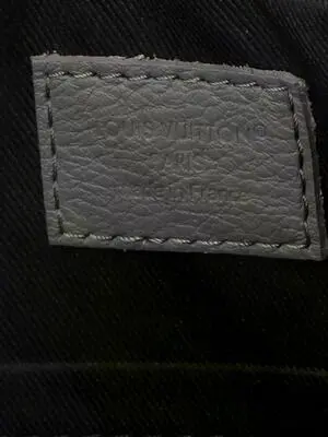 LOUIS VUITTON Trio Messenger Bag Monogram Shadow Leather Crossbody Bag - Grey