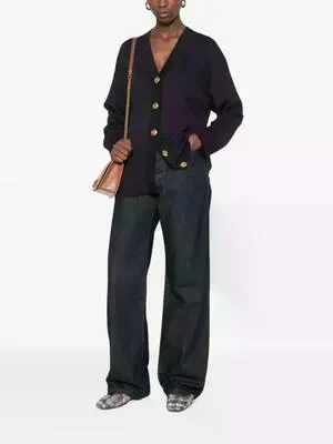 Elisabetta Franchi V-neck Button-up Cardigan - Black
