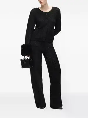 Karl Lagerfeld Sequin-embellished Bouclé Trousers