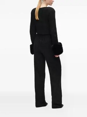 Karl Lagerfeld Sequin-embellished Bouclé Trousers