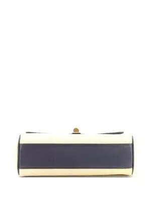 Celine Soft 16 Bag Canvas And Leather Shoulder Bag