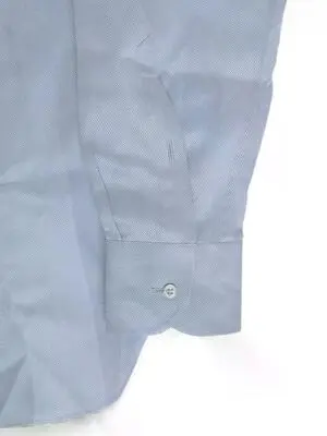 Corneliani Herringbone-pattern French-collar Shirt
