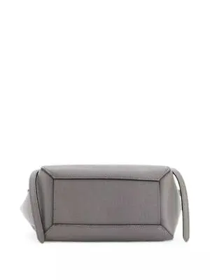 Celine Textured Leather Belt Bag Nano Shoulder Bag - Grey