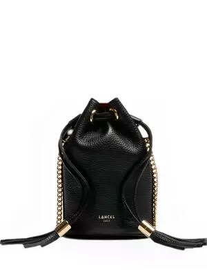 LANCEL Lancel Chain-Link Bucket Bag With Tassel Detail Black