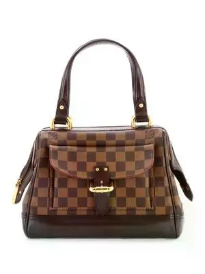LOUIS VUITTON Knightsbridge Handbag Damier Satchel - Brown