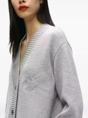 Karl Lagerfeld Mélange Soutache Cardigan