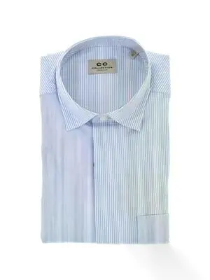 Corneliani Striped Chest-pocket Shirt