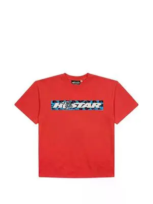 HELLSTAR Box Logo T-shirt - Red