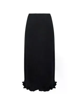 SEEN USERS Name Twombly Bloom Ruffled Midi Skirt