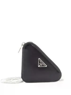 Prada Brushed Leather Mini Crossbody Bag