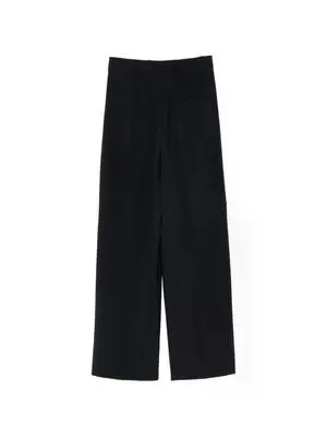 ROSSI Noa Pleated Wide Leg Trousers