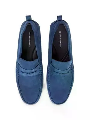 Tommy Hilfiger Suede Penny Loafers