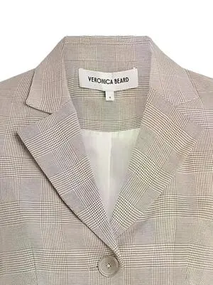 Veronica Beard Sorenne Prince Of Wales Check Waistcoat