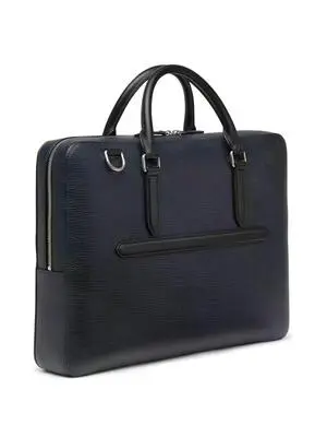 Smythson Ludlow Zip-front Laptop Bag