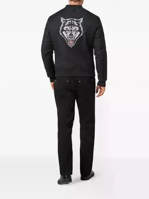 BILLIONAIRE Wolf Zip-up Bomber Jacket