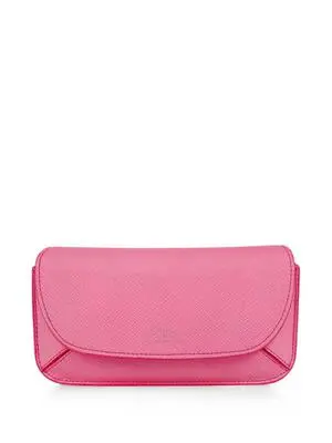 Smythson Panama Leather Sunglasses Case - Pink