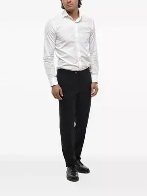 Corneliani Virgin Wool Tailored Trousers