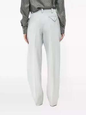 SUPER BLOND Double-pleated Virgin Wool Trousers