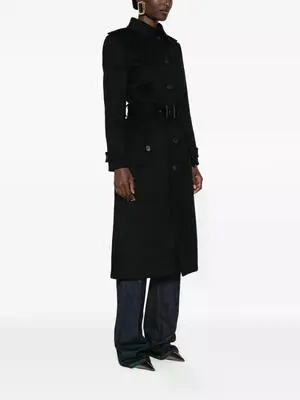 Saint Laurent Belted Single-breasted Coat