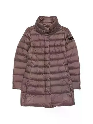 Peuterey Quilted High-neck Coat - Brown