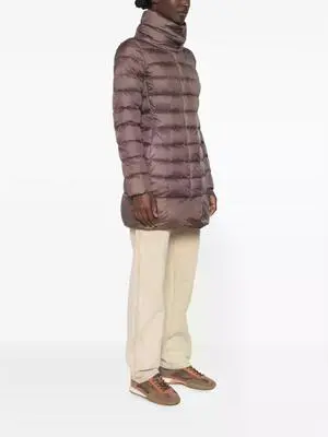 Peuterey Quilted High-neck Coat - Brown