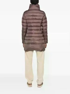 Peuterey Quilted High-neck Coat - Brown