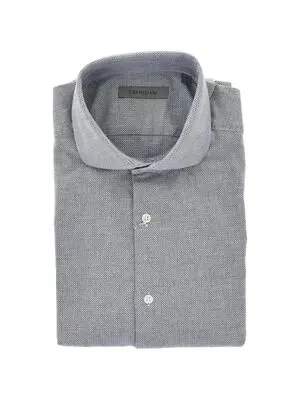 Corneliani Textured-finish Shirt - Blue