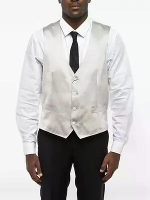Corneliani Silk Satin Waistcoat