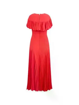 Philosophy Di Lorenzo Serafini Ruffled Pleated Maxi Dress