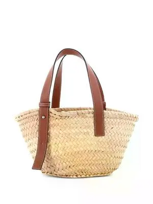 Loewe Basket Raffia Tote Bag - Brown